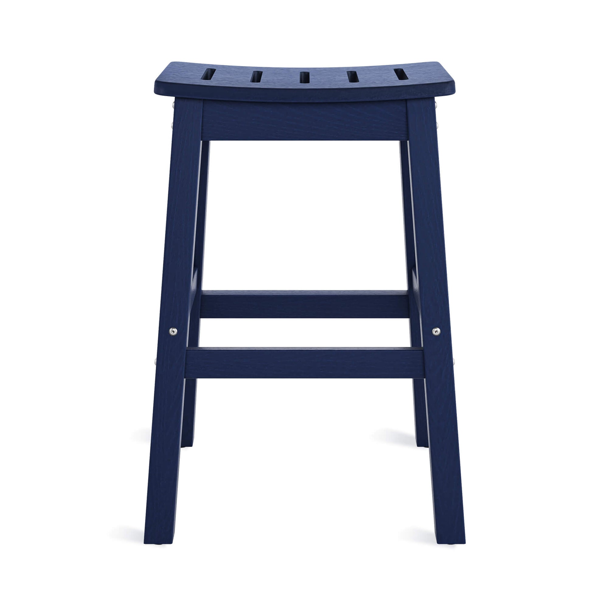Poly Outdoor Bar Height Table and Backless Stool Set, Patio High Top ...