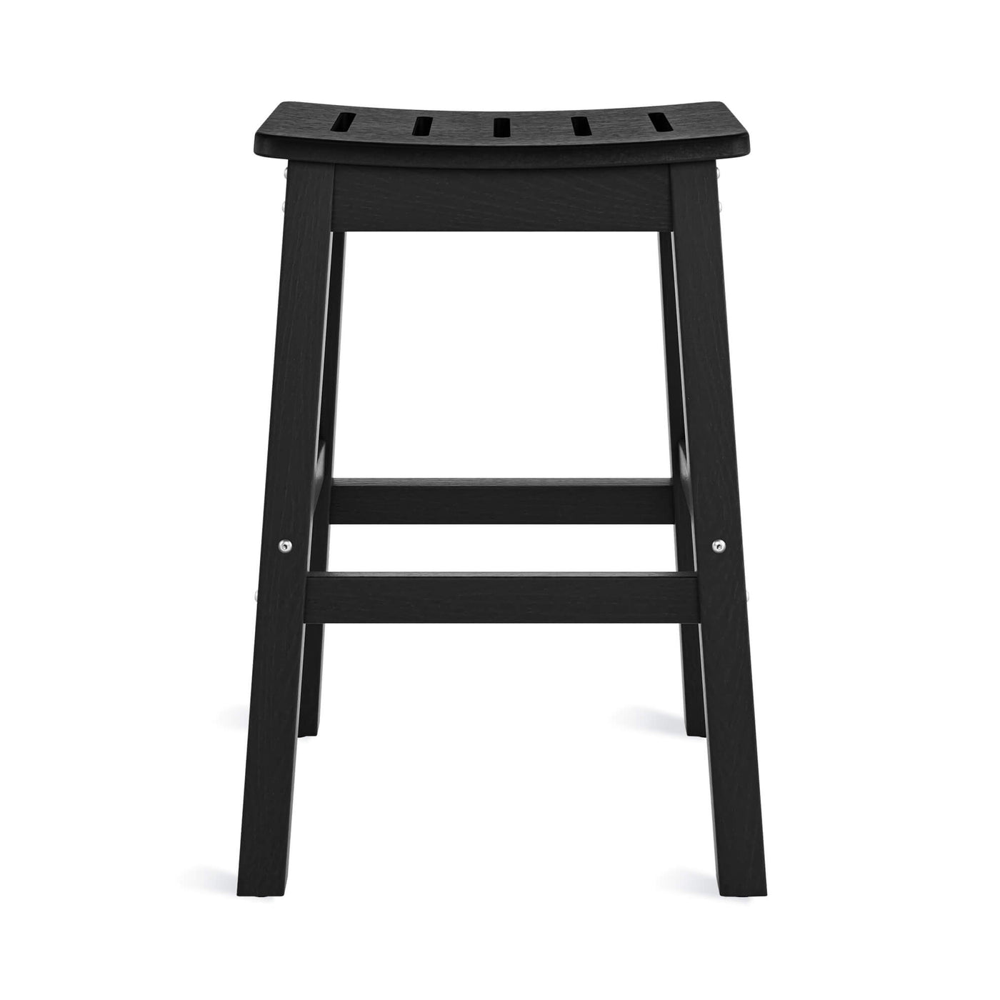 Poly Outdoor Bar Height Table and Backless Stool Set, Patio High Top ...