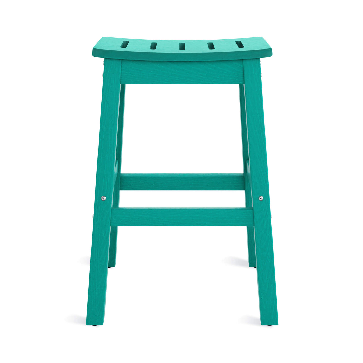 Poly Outdoor Bar Height Table and Backless Stool Set, Patio High Top ...