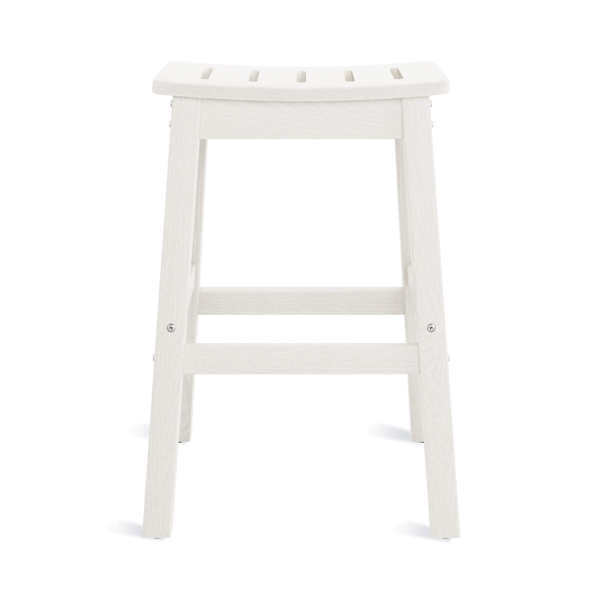 Poly Outdoor Bar Height Table and Backless Stool Set, Patio High Top ...